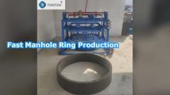 Precast Manhole Ring Machine High Efficiency Production