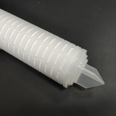 中国 微小孔のあるポリプロピレンRO産業プリーツをつけられたPPの浄水器の直径2.7" 1.2m3/H 販売のため