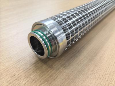 China 316L Stainless Steel Pleated Filter Cartridge with Large Filtration Area and High Temperature Resistance for sale