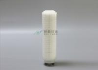 China 0.3μM  Microporous  High Viscosity Pleated Polyester Filter Cartridge Element for sale