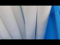 2,5 polegadas OD plissaram o filtro em caixa 5 mícrons filtro da fibra da água de 1 mícron micro
