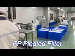 82C Maximale werktemperatuur PP-gepleteerde filter voor industriële filtratie