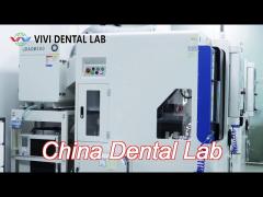 total full zirconia bridge screwd china dental lab
