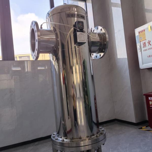 Quality 5um Stainless Steel Compressed Air Filter with Cartridge Structure and Sodium for sale