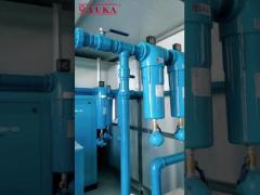 6000-8000 Hours Element Serve Life Compressed Air Filter with Low Pressure Loss of 0.25 Bar