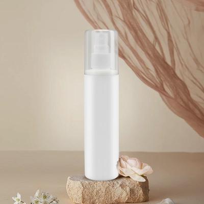 China Cosmetic Packaging 120ml Matte Spray Custom Vacuum HDPE Plastic Pump Airless Cosmetic Bottle for Face Body Care for sale