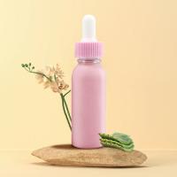 Quality Wholesale Clear Frosted 30ml 1oz Plastic Pink White PET Round Dropper Bottle for for sale