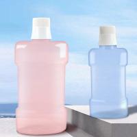 Quality 250ml 500ml PET Mouth Rinse Customized PET Color Mouthwash Tongue Cleaner for sale