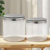 Quality OEM Empty Clear 500ml 600ml Plastic Pet Ice Cream Supplement Candy Cookies for sale