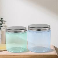 Quality OEM Transparent 500ml 600ml Plastic PET Food Can Hazelnut Chocolate Gum Candy for sale