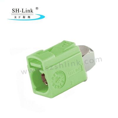 China Fakra N Female Right Angle Crimp Solder Connector for RG174 RG316 Cable SHM.900.0003-4.N for sale