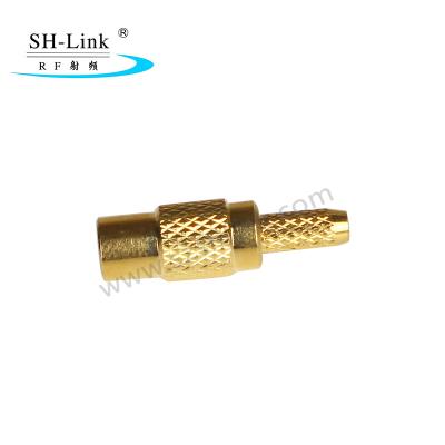 China MCX straight Female plug connector for RG316 RG174 RF cable crimp & solder for sale