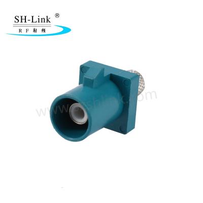 China RF Fakra Z Water Blue Male End Launch PCB Mount with Solder Terminal Connector SHM.900.0004-3.Z for sale
