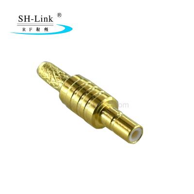 China RF Coaxial Connector SSMB Coaxial Solder 50 ohm for RG174 RG316 cable for sale