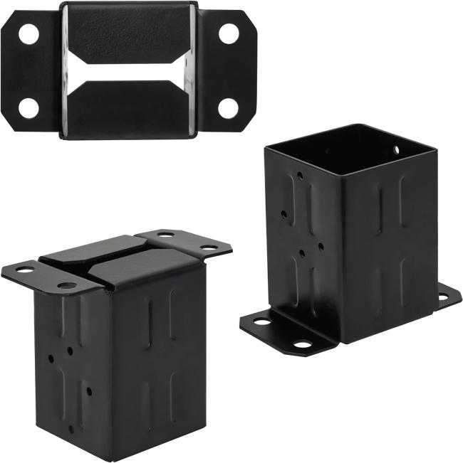 Post base used as table leg support