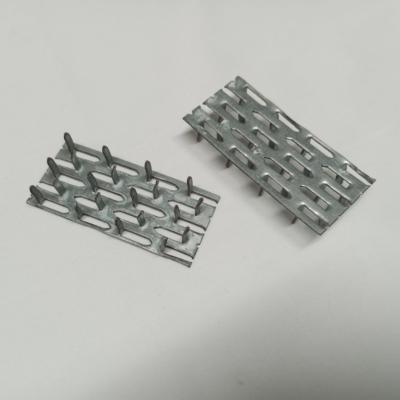 50 Pack Impaling Clip for Acoustical Panels Nail Wall Type Silver Finish Galvanized Steel