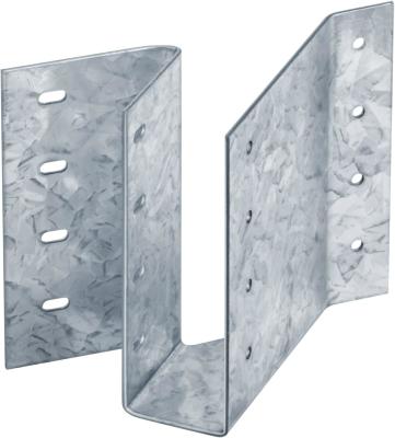 China Face Mount Structural Wooden Connectors Skewed Left 45 Degree 14 Gauge 2 X 6 Joist Hanger for sale