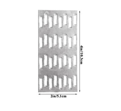 Cina Piastre di traliccio a punta con denti da unghie da 8 mm Piastre di riparazione piatta in acciaio galvanizzato Piastre di riparazione piastra di cravatta Spessore del supporto 1 mm per il tetto in legno Piastra di connettore di traliccio in legno in vendita