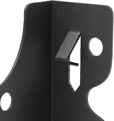 China 2x4 Joist Hangers Hurricane Ties for Rafters Tie Brackets Black Powder Coating Joist Brackets for Ceiling Joists and Floor Deck for sale