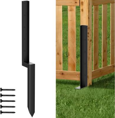 China Fence Post Repair Kit Anchor Ground Spike For Repairing Damaged Wooden Fence for sale