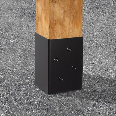 Cina Supporto per palo 4x4 con picchetto da terra per pavimenti in cemento in vendita