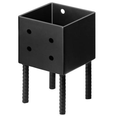 China Base para poste de valla de hormigón de 4x4 pulgadas, paquete de 4, soportes para pérgola para anclaje de postes de valla en venta