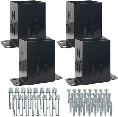 Cina Fence Post Anchor Decking Post Base per rivestimento di supporto per ringhiera del portico del ponte per la scherma Trellis &amp; Gates in vendita