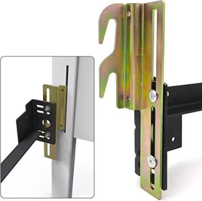 China 2Pcs 711 Bolt on to Hook on Bed Frame Conversion Brackets with Hardware Hook, Headboard Hook Set,Hook on Bed Frame Brackets Adapter,Hook on Bed Rail for sale
