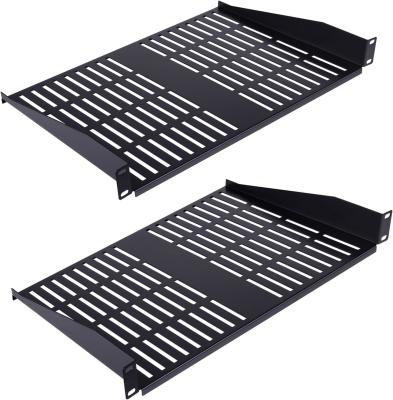 China 2U Universal Server Rack Shelf Vented Rackmount Cantilever Shelf 14