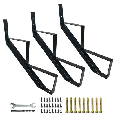 China Steel Stair Step Riser 2 Step Stair Stringers for Deck Sturdy Steel Stair Stringer for Outdoor Steps Stairs for sale