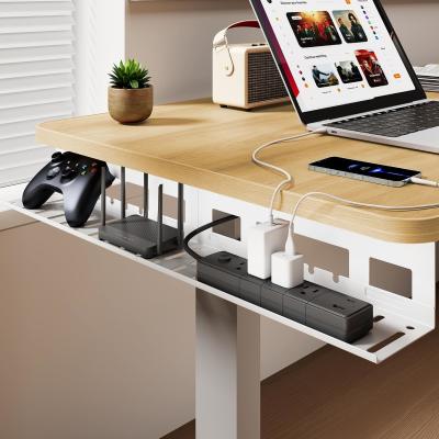China Under Desk Cable Management Tray Wire Cord Organizer for Standing Desk or Table Power Strip Holder for sale