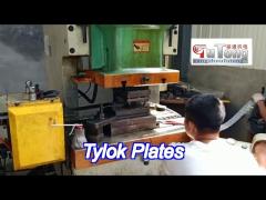 Galvanized Rectangular Tylok Plate Sizes Corrosion Resistance 1mm