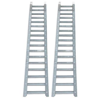 China Straight Steel Ramps: 1600LBS/Pair, 183cm, Galvanized for Logistics/Construction for sale