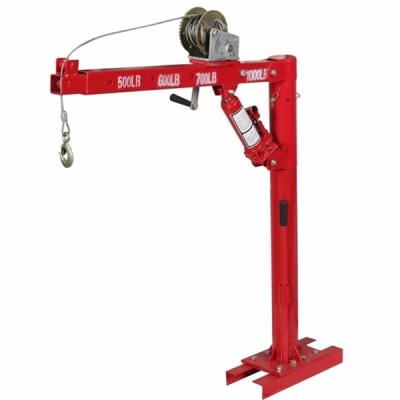 China Red 360 Rotating 1000Lbs Engine Hoist And Stand for sale