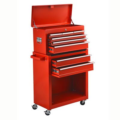 China Swivel Wheels 8 Drawer Rolling Tool Chest for sale
