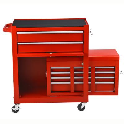 China Swivel Wheels 8 Drawer Rolling Tool Chest for sale