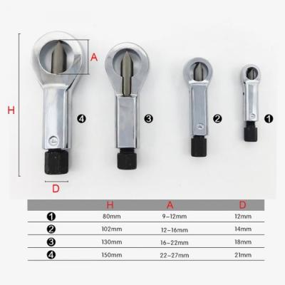 Cina 4Pcs Nut Splitter Set 9-27mm Round Garage Hand Tools in vendita
