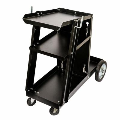 China Welding Cart 100 LBS 3 Shelves Automobile Workshop Tools Equipment for sale