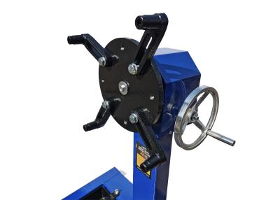 China 360 Swivel Blue Gearbox 300KG Engine Hoist And Stand for sale