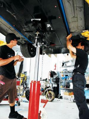 Cina motore idraulico dell'officina resistente 1T che incastra trasmissione Jack in vendita