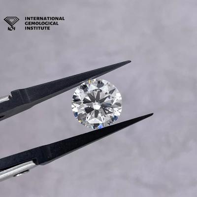 Cina 0.5ct 1ct 1.5ct 2ct 3ct White Loose Moissanite Diamond HPHT CVD Lab Grown Diamond in vendita