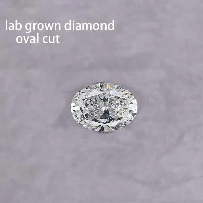 Cina Big Size 5ct Oval Cut CVD E F VS1 VS2 IGI Lab Grown Loose Diamonds Wholesale in vendita