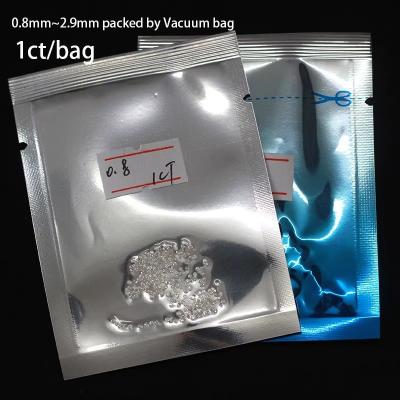 Cina 3 Carat Small Size Emerald Cut Vvs Lab Grown Diamond Melee Moissanite for Jewelry in vendita
