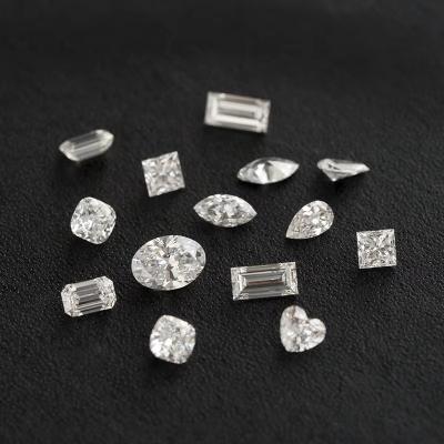 Cina Princess Cut 1.4*1.4-4*4mm Melee HPHT DEF VS Square Lab Created Diamonds Moissanite in vendita