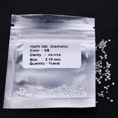Cina Princess Cut 1.4*1.4-4*4mm Melee HPHT DEF VS Square Lab Created Diamonds Moissanite in vendita