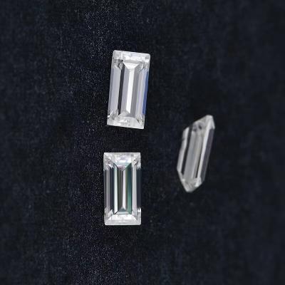 China Flawless Melee Moissanite Baguette Cut Loose D Color Vvs1 Moissanite Diamond Te koop