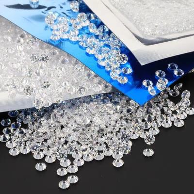 China 1000pcs/pack 5A Melee White CZ Stone Loose Cubic Zirconia for Women's Moissanite Jewelry Te koop