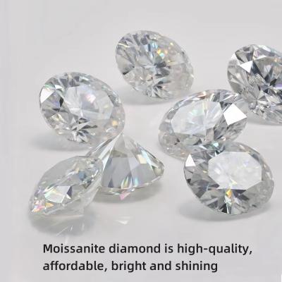 Cina Oval Brilliant Cut Loose Moissanite Diamond 3*5mm-10*14mm Small Size For Jewelry Making in vendita