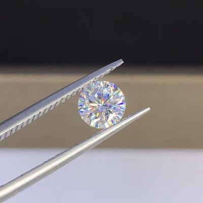Cina Moissanite stud Round Brilliant Cut Lab Creato VVS Loose Moissanite Diamante Per Anelli di Nozze Moissanite anelli marchese in vendita