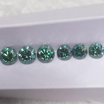 Cina Moissanite stud Round Brilliant Cut Lab Creato VVS Loose Moissanite Diamante Per Anelli di Nozze Moissanite anelli marchese in vendita